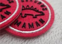 China Custom Embroidered Silicone Patches for Clothing 3D Raised Design Eco Friendly for sale
