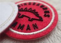 China Custom Embroidered Silicone Patches for Clothing 3D Raised Design Eco Friendly for sale