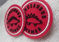 China Custom Embroidered Silicone Patches for Clothing 3D Raised Design Eco Friendly for sale