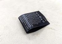 China Woven Screen Printing Labels for Clothing - Eco-Friendly Polyester Satin with 500pcs MOQ and Custom Sizes for sale