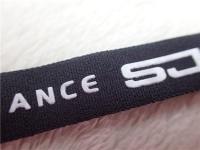 China Professional Polyester Elastic Cloth Band with Custom Printed Silicone Logo - Eco-Friendly Material for Apparel & Sportswear for sale