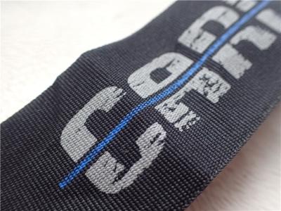 China 37mm Flat Nylon Cord Strap Non Elastic Luggage Accessories with Custom Logo Printing for sale