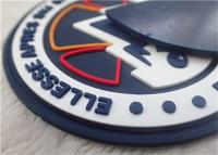 China Custom Round Silicone Patches for Clothing - 500pcs MOQ, Temperature Resistant 80-300°C, Eco-Friendly Material for sale