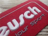 China Custom Soft Red Suede Rubber Logo Patches Micro Injection Two Color 500 Pcs MOQ for sale