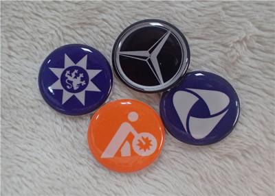 China Custom Round Epoxy Patches for Car Logo Furniture Trademark 3M Adhesive 500 PCS MOQ for sale