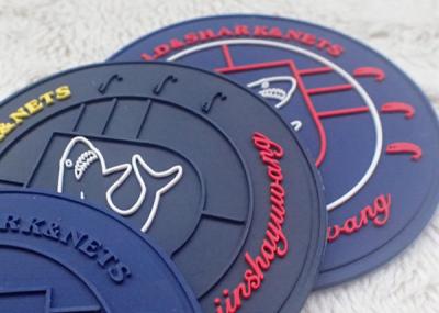 China Embossed 3D Rubber PVC Logo Patches - 500PCS MOQ, 8-12 Day Production, OEKO-TEX & SGS Certified for sale