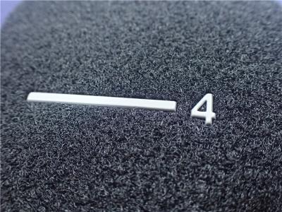 China Eco-Friendly Black Velcro Custom Hook & Loop Clothing Patch with 1mm Hook-Tooth Bite and 10,000+ Cycle Lifetime for sale