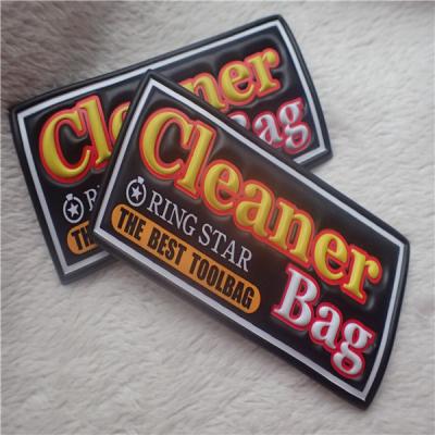China Custom Soft TPU Patches 72x35mm with Sewing Line for Fashion Bags and Clothing Decoration for sale