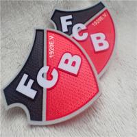 China Durable And Washable Custom Clothing Patches Irregular Shield Plush Chromatically Flocking for sale