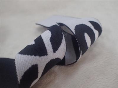 China 4cm Double Color Jacquard Elastic Tape for Garment Sportswear Custom Logo 20mm 30mm 50mm for sale