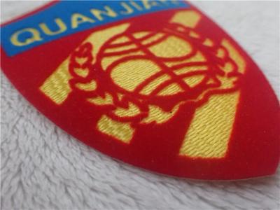 China Custom Soft Iron On Flocking Patches for Clothes Bags Eco Friendly 155C Heat Press for sale