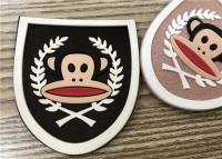 China Custom Microfiber Rubber Logo Patch 2 Layer Design for Clothing Bags Durable Eco Friendly for sale