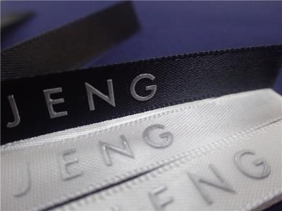 China Tear-Resistant 3D Silicone Screen Printing Patches for School Uniforms - Custom Ribbon Labels with Sewing, Iron-on, or Hot-Glue Backing for sale