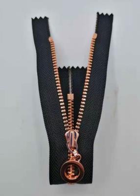 China Y Style Metal Teeth Zipper with Auto Lock for Workwear - 3# 5# 8# 10# Sizes Available for sale