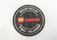 China Custom High Density Silicone Iron On Patches Felt Fabric Labels Heat Transfer Printing for Jackets for sale