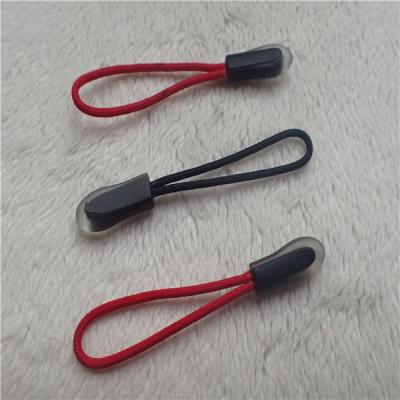 China TPU Zipper Puller with Transparent Outline Border for Outdoor Wear 10mm Width for sale