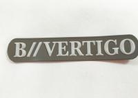 China Custom 3D Embossed Silicone Rubber Patch PVC Logo Patch for Garment Accessories for sale