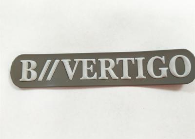 China Custom 3D Embossed Silicone Rubber Patch PVC Logo Patch for Garment Accessories for sale