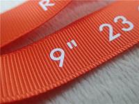 China Custom Screen Printing Tagless Labels for Clothing Eco Friendly Washable Fabric Ribbon 100 Percent for sale