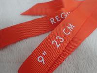 China Custom Screen Printing Tagless Labels for Clothing Eco Friendly Washable Fabric Ribbon 100 Percent for sale