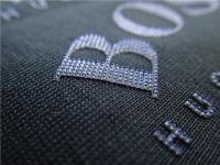 China Custom Silicone Heat Transfer Garment Labels 3D Brush Dots Colorful Logo 0.3-2mm Thick for sale