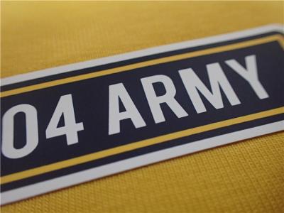 China Custom Heat Transfer Labels High Density 3D Patches for T Shirts Eco Friendly Washable 150C for sale