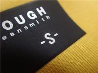 China 0.5mm Thick Heat Transfer Clothing Tags Silver Reflective Logo on Soft TPU for Garment Labels for sale
