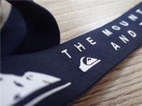 China Eco-Friendly Custom Elastic Band with Silicone Logo for Shoes Hats Luggage 2cm for sale