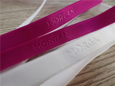 China Custom High Frequency 3D Logo Elastic Webbing for Underwear 100% Polyester 5-7 Day Sample for sale