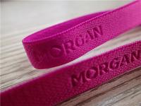 China Custom 3D High Frequency Elastic Webbing for Underwear 100% Polyester 200PCS for sale