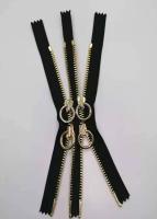 China Double Open X Metal Zippers for Handbags & Garments - Size 3# & 8# with Brass Construction and Custom Colors for sale
