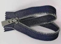 China 5# Y-Style Metal Teeth Zipper with Pure Cotton Cloth - Brass Construction for Jeans and Bags for sale