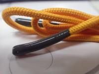 China Eco-Friendly Polyester Cord with Shiny Silicone Endings 5mm for Shoelaces and DIY Accessories for sale