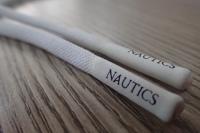China Custom Logo Non Elastic Polyester Cord 5mm with Matt Silicone Endings for Hoodie Clothing for sale