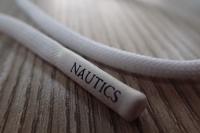 China Custom Logo Non Elastic Polyester Cord 5mm with Matt Silicone Endings for Hoodie Clothing for sale