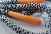 China Custom Polyester Non Elastic Cord 5mm with Matt Silicone Endings for Jacket Shoes Bags for sale