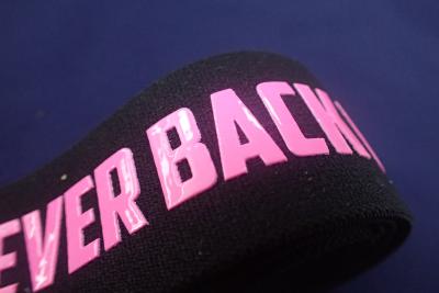 China Custom Jacquard Elastic Band with Silicone Screen Print for Underwear Gym Clothing 1000M MOQ for sale