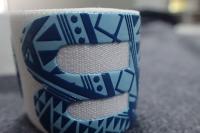 China Eco-Friendly Jacquard Elastic Band 38mm for Brassieres Gym Wear Custom Width for sale