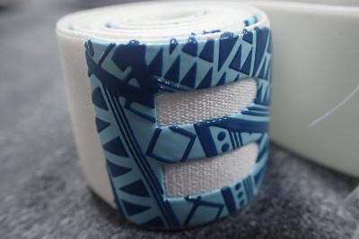 China Eco-Friendly Jacquard Elastic Band 38mm for Brassieres Gym Wear Custom Width for sale