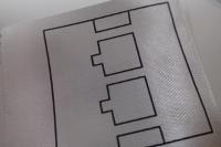 China Custom Screen Printing Ribbon Care Labels for Clothing - 50,000pcs Daily Capacity, 500pcs MOQ for sale