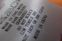China Custom Screen Printing Ribbon Care Labels for Clothing - 50,000pcs Daily Capacity, 500pcs MOQ for sale