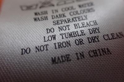 China Custom Screen Printing Ribbon Care Labels for Clothing - 50,000pcs Daily Capacity, 500pcs MOQ for sale