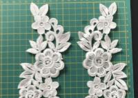 China 3D Flowers Embroidered Sew Iron On Patch for Clothing Applique DIY Accessory 5-7cm for sale