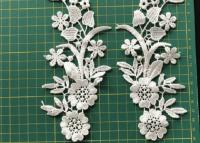 China 3D Flowers Embroidered Sew Iron On Patch for Clothing Applique DIY Accessory 5-7cm for sale