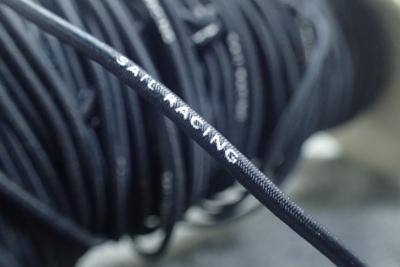 China Custom Screen Printing Elastic Cord String 0.5mm Polyester for Apparel Sportswear for sale