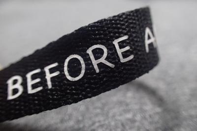 China Custom Eco-Friendly Woven Elastic Tape 50mm Width OEKO-TEX Certified for Underwear Sportswear for sale