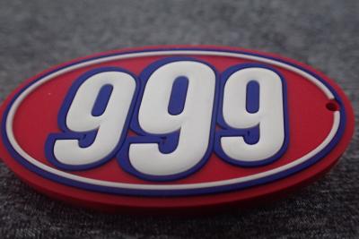 China Custom 3D Washable PVC Rubber Patches with Logo Embossed for Bags and Clothing for sale