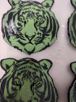 China Custom Iron On Heat Seal Rubber Patches Silicone Clothing Labels 1000pcs MOQ for sale