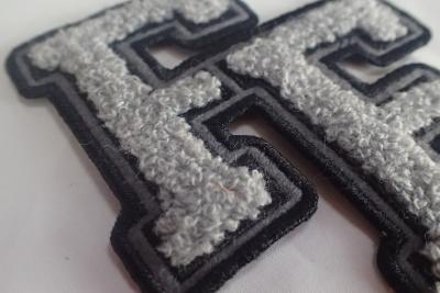 China Custom Embroidered Chenille Patches - 3D Texture Design with Multiple Backing Options for Garment Branding for sale