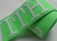 China Custom Logo Printed Elastic Book Band - Jacquard Webbing with Silicone Dots for Garment & Accessories - OEKO-TEX Certified for sale